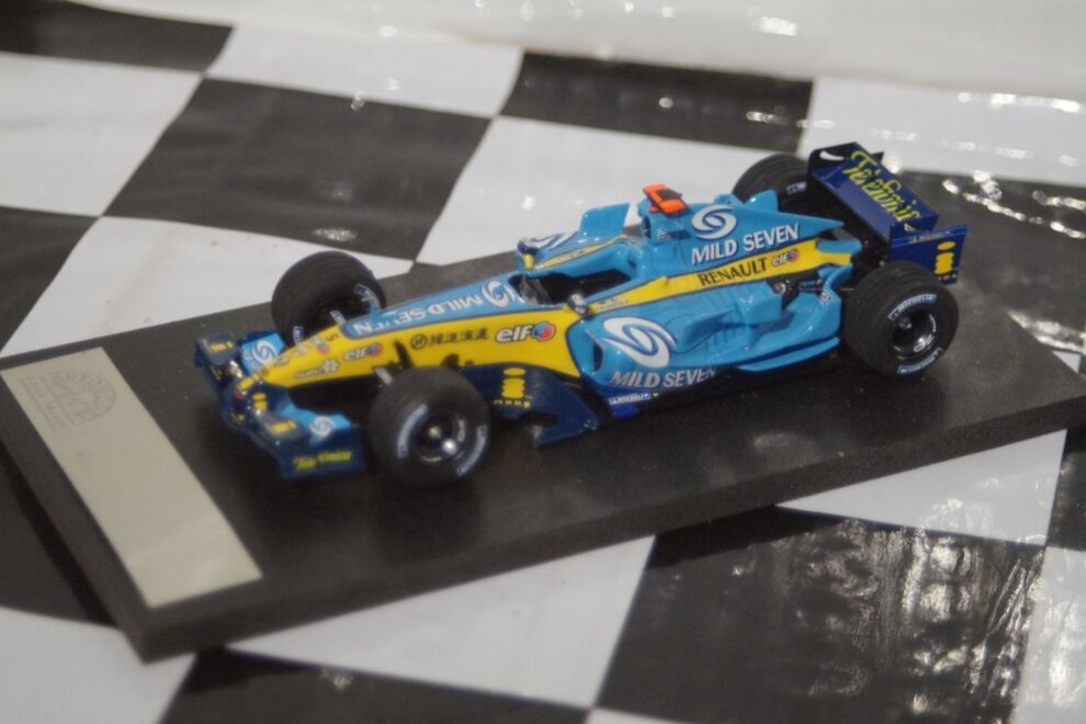 Automodel Art Renault R25 World Champion F.Alonso 2005 1/43 white metal ...