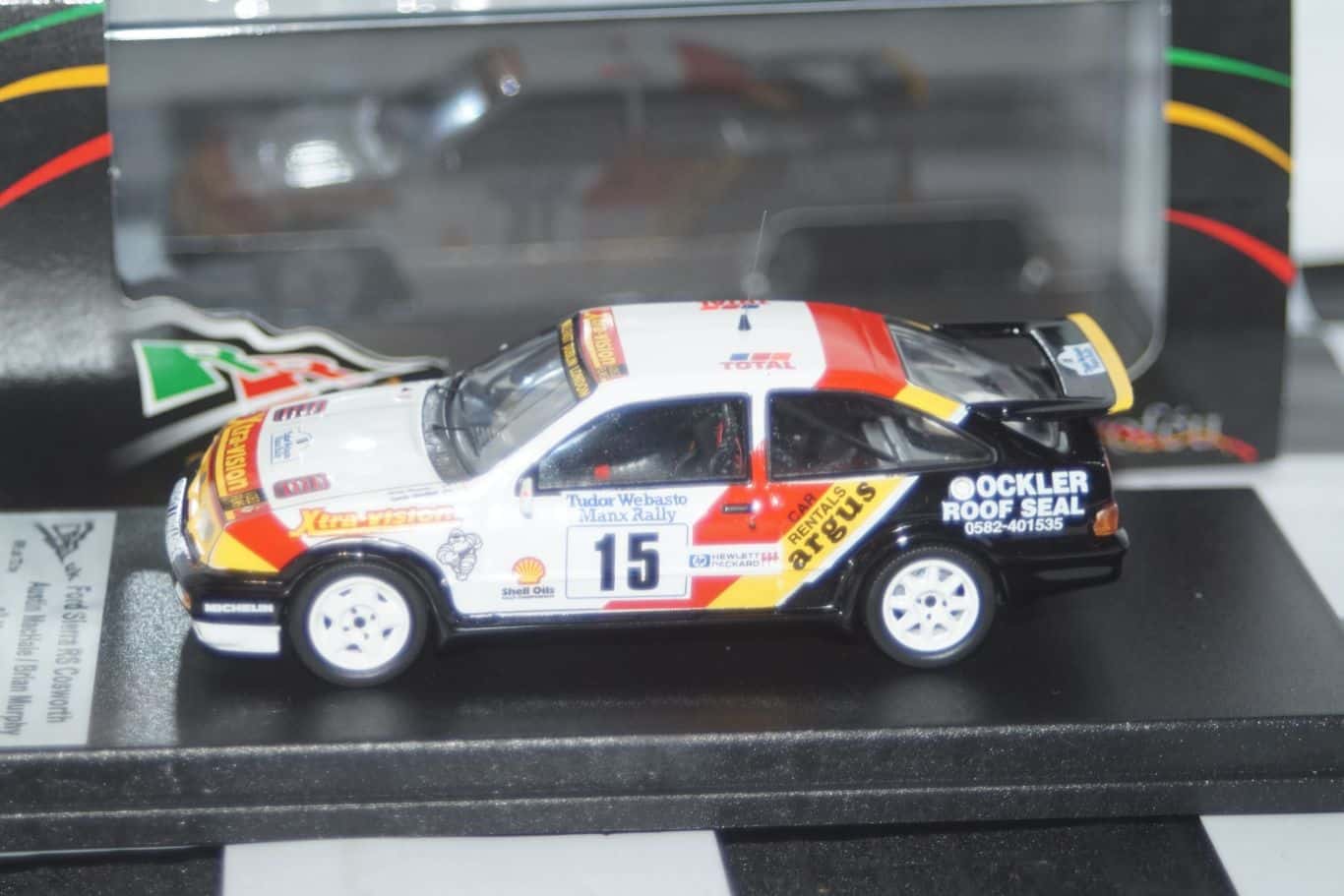 Trofeu Ford Sierra RS Cosworth A.Machale Manx Rally 1989 1:43rd Scale ...
