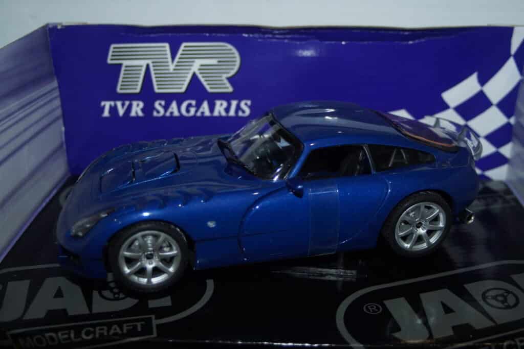 Jadi TVR Sagaris blue 1:18 Diecast Ref 98083