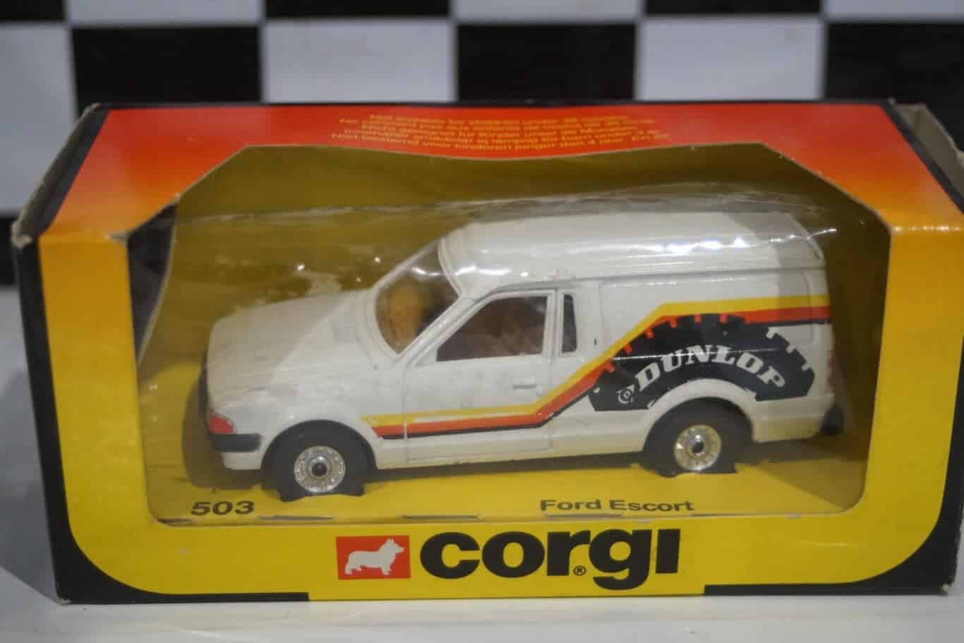 Corgi Ford Escort Van Dunlop White 1:36th 503 | Dazsmodels