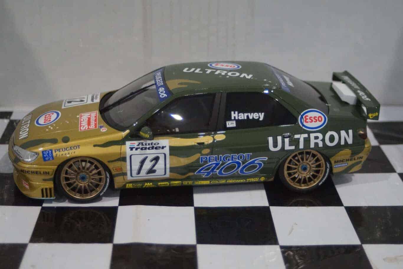 OTTO Peugeot 406 BTCC Ultron #12 Tim Harvey 1:18 OT828