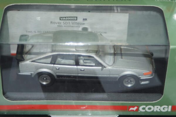 Vanguards Rover SD1 Vitesse 30th anniversary silver VA09009 1:43