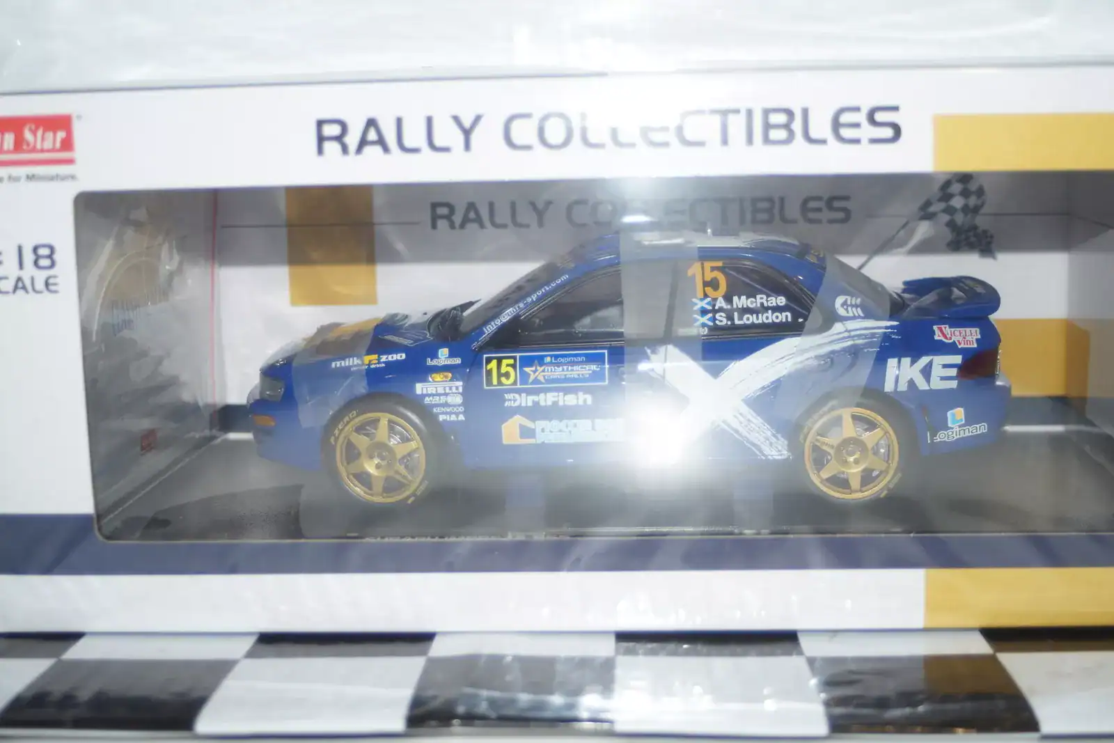 Sun Star Subaru Impreza 555 Logiman Mythical Cars Rally 2023 A.McRae ...
